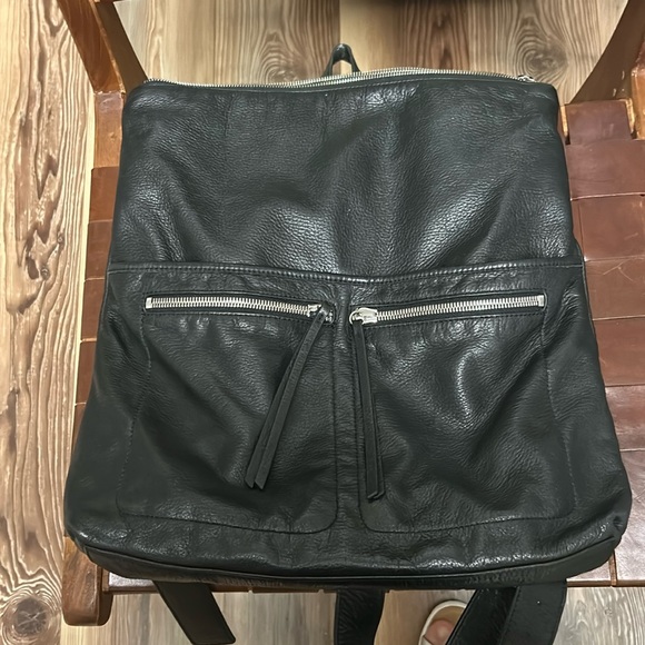 margot | Bags | Leather Black Backpack Margot | Poshmark